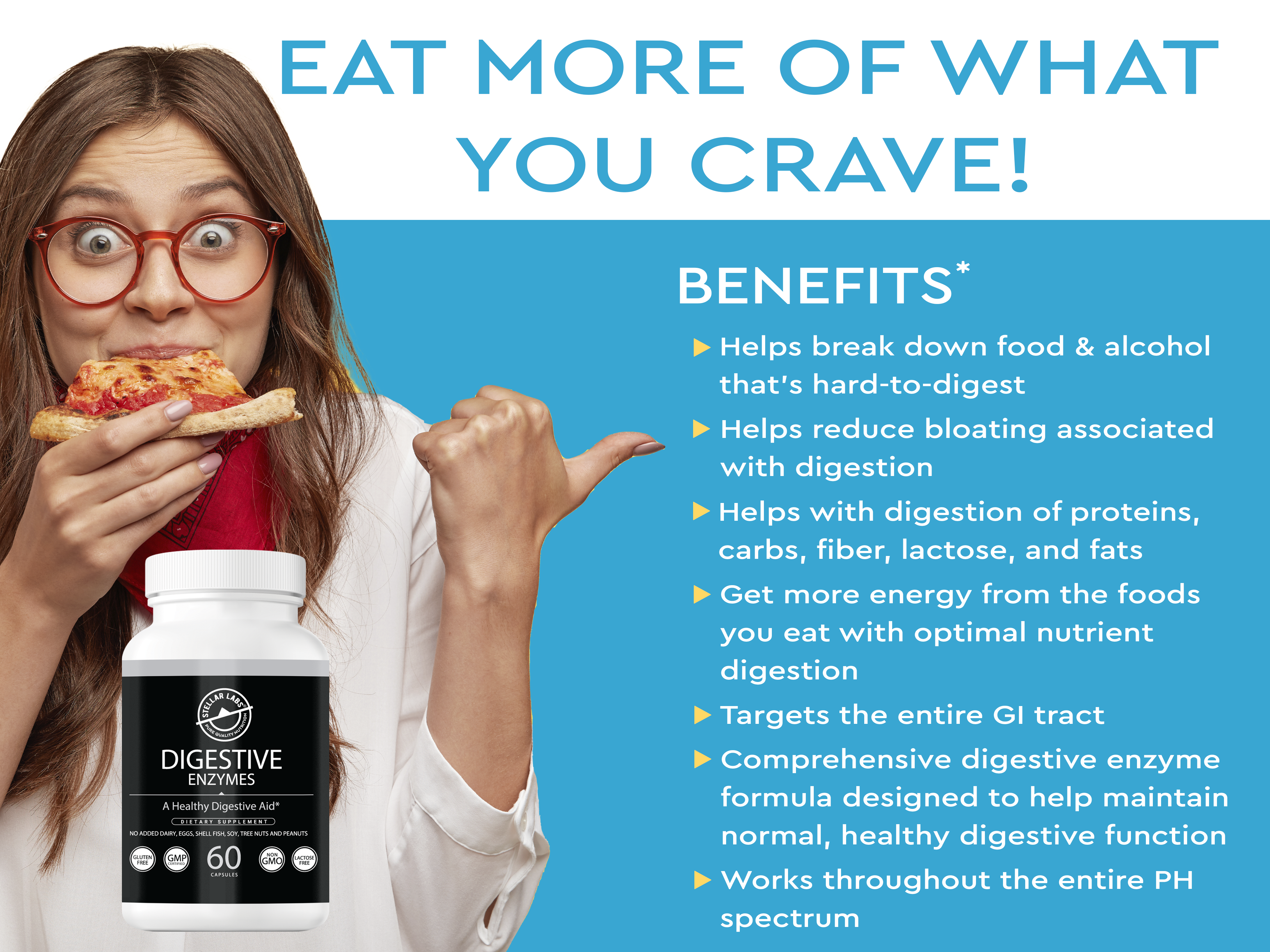 Supplements: Digestive Enzymes - Stellar Labs®