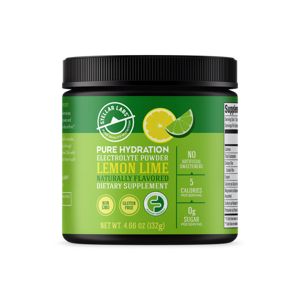 Supplements: Lemon Lime Electrolyte Powder - Stellar Labs®